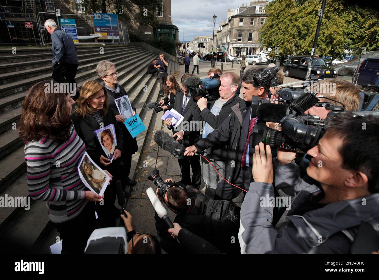 From left to right, Therese Albrecht, Barbara Blaine, and Barbara ...