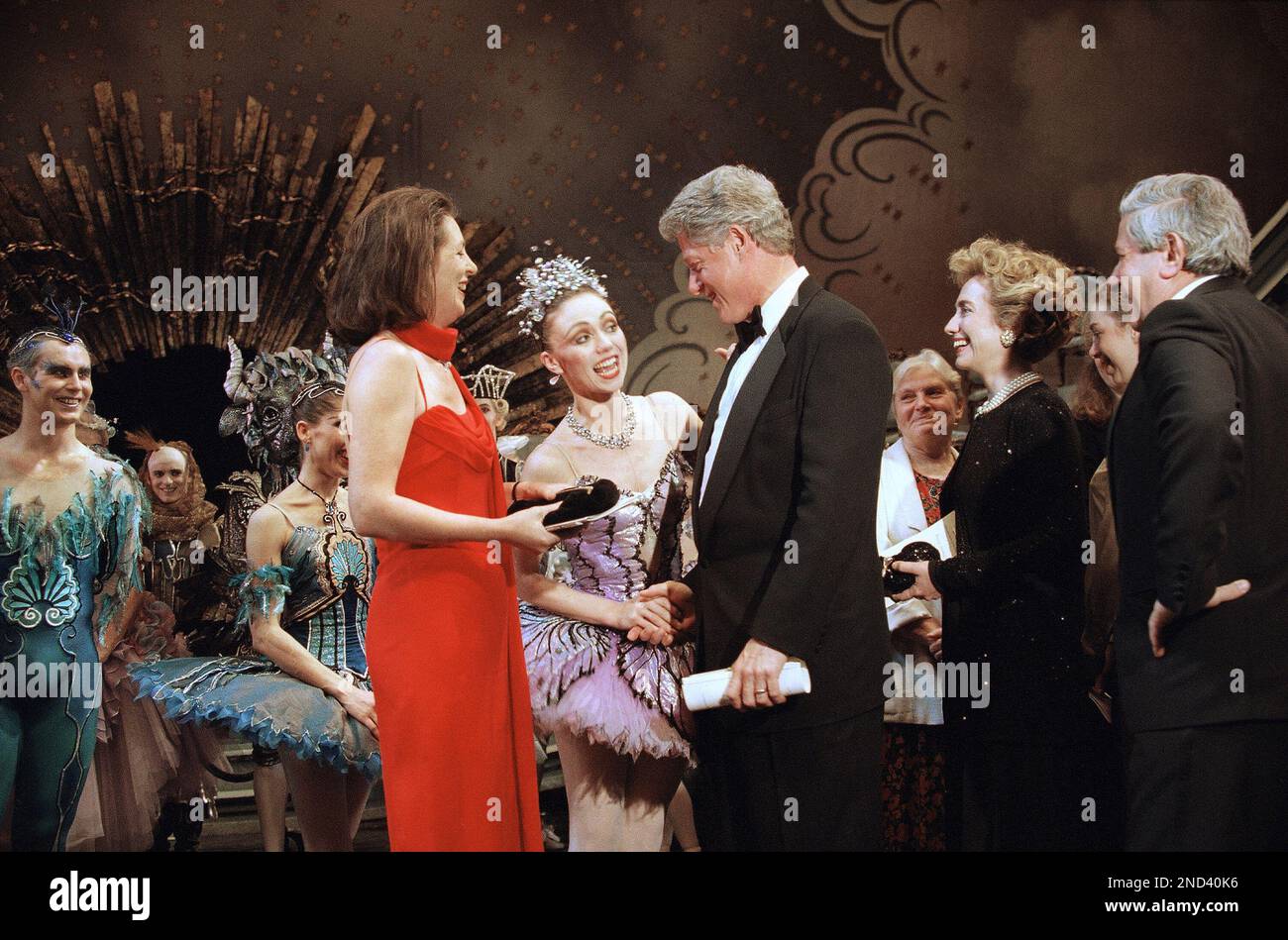 The Baroness Tessa Blackstone, left, president of the Royal Opera Trust ...