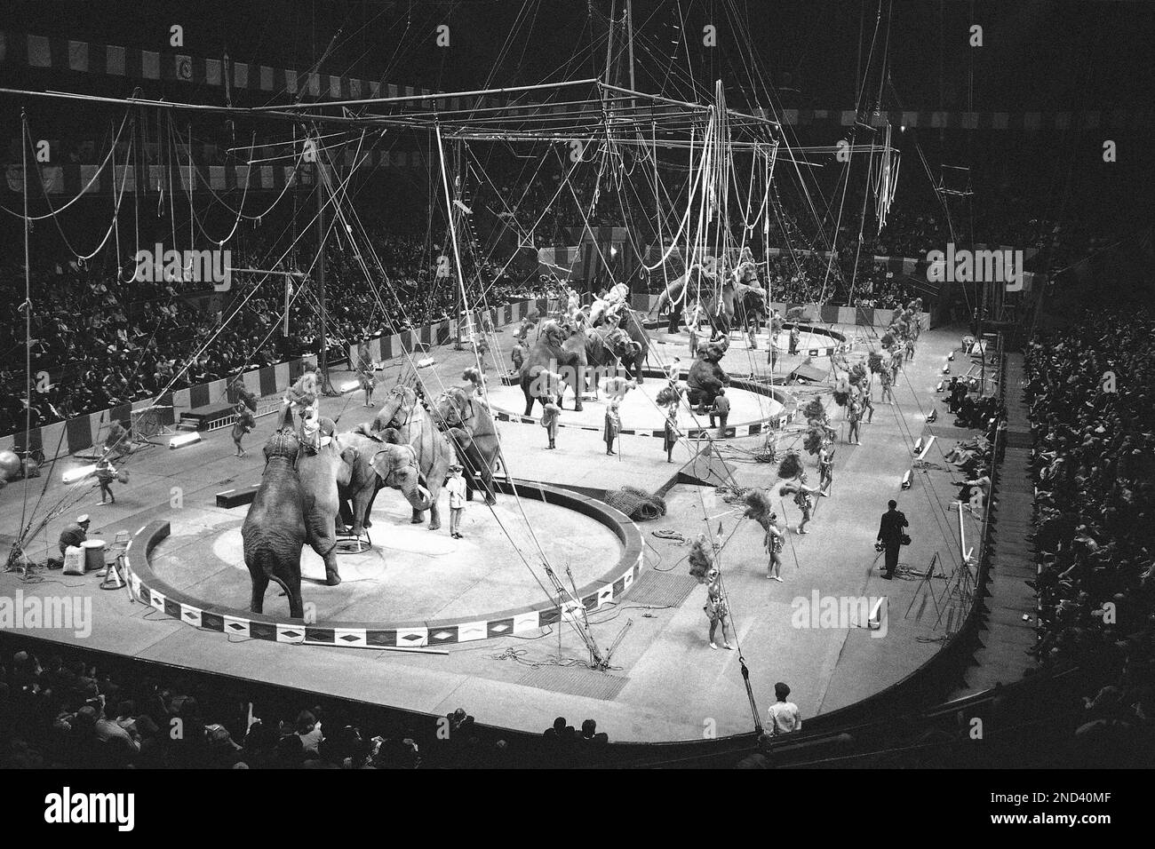 Ringling Bros And Barnum And Bailey Circus As It Began Its 94th Annual