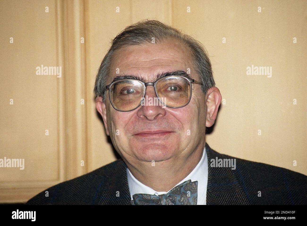 A portrait of French film director Claude Chabrol taken in Paris ...