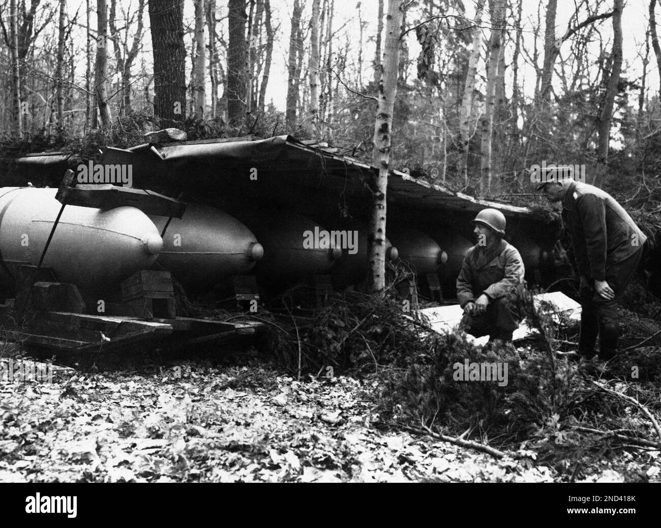 When troops of the First U.S. Army captured the little German town of ...
