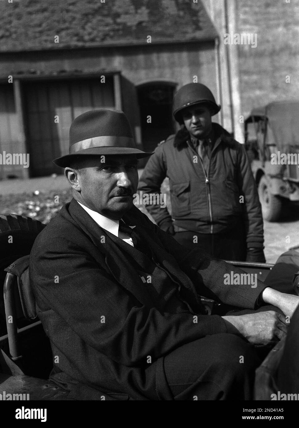 George Schafer, Germany’s ball-bearing tycoon, after his arrest by ...