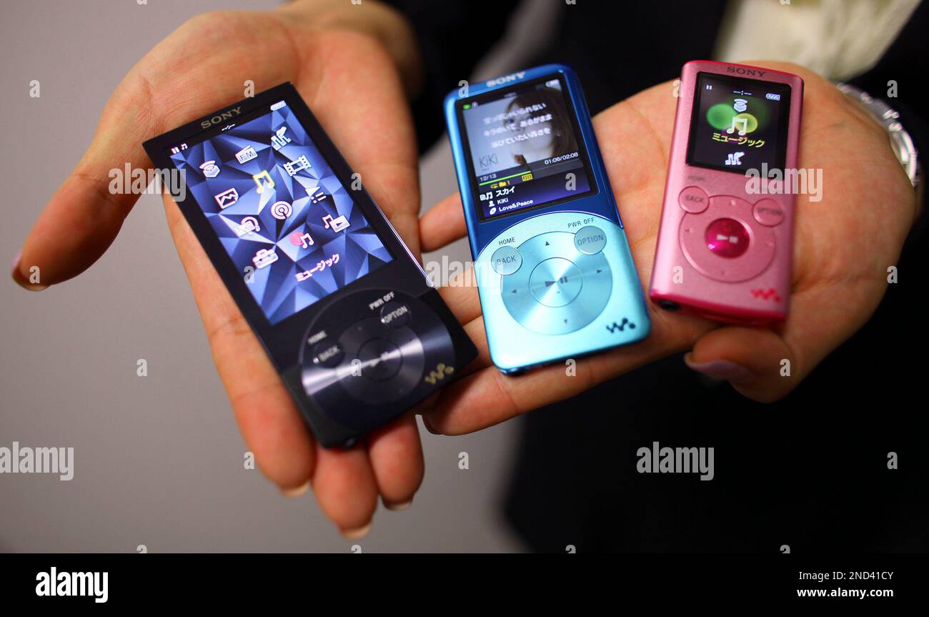 Sony's new Walkman series are unveiled in Tokyo, Wednesday, Sept. 15 ...