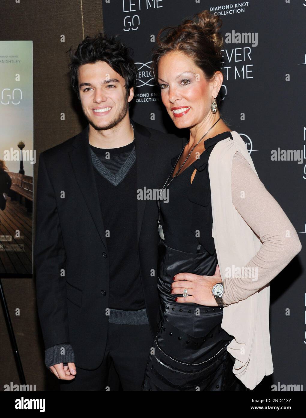 Actor Chris Riggi and his mother attend a special screening of 'Never ...