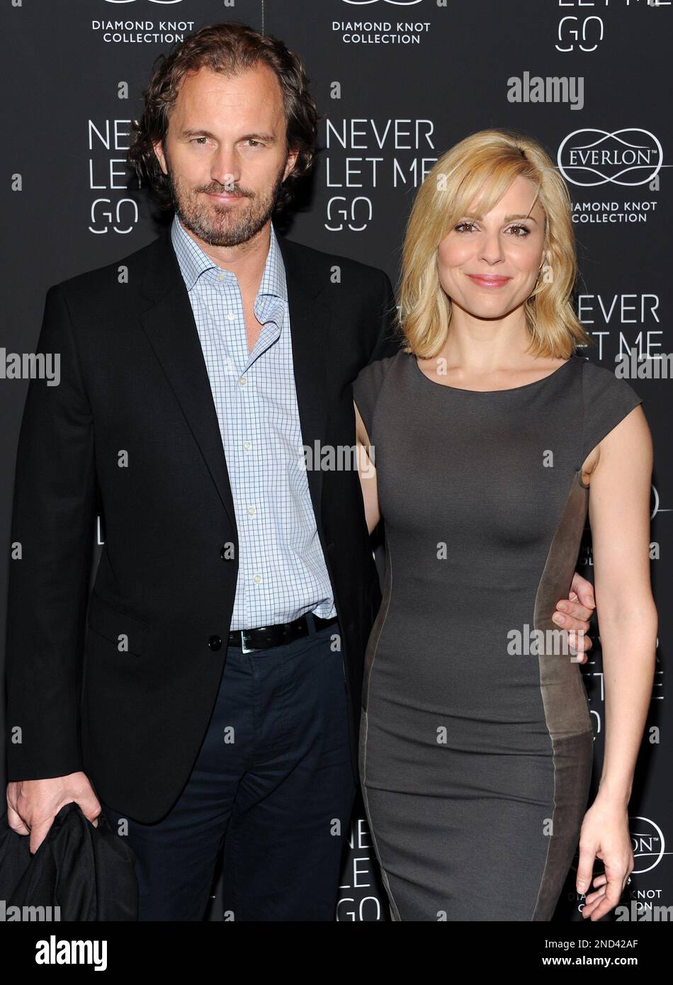 Actress Cara Buono and husband, Ethos Water founder and entrepreneur Peter Thum, attend a ...