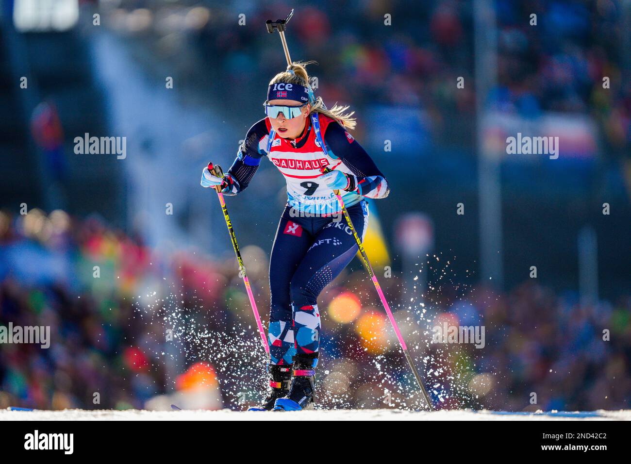 Oberhof, Germany 20230215.Ingrid Landmark Tandrevold under 15 km for ...