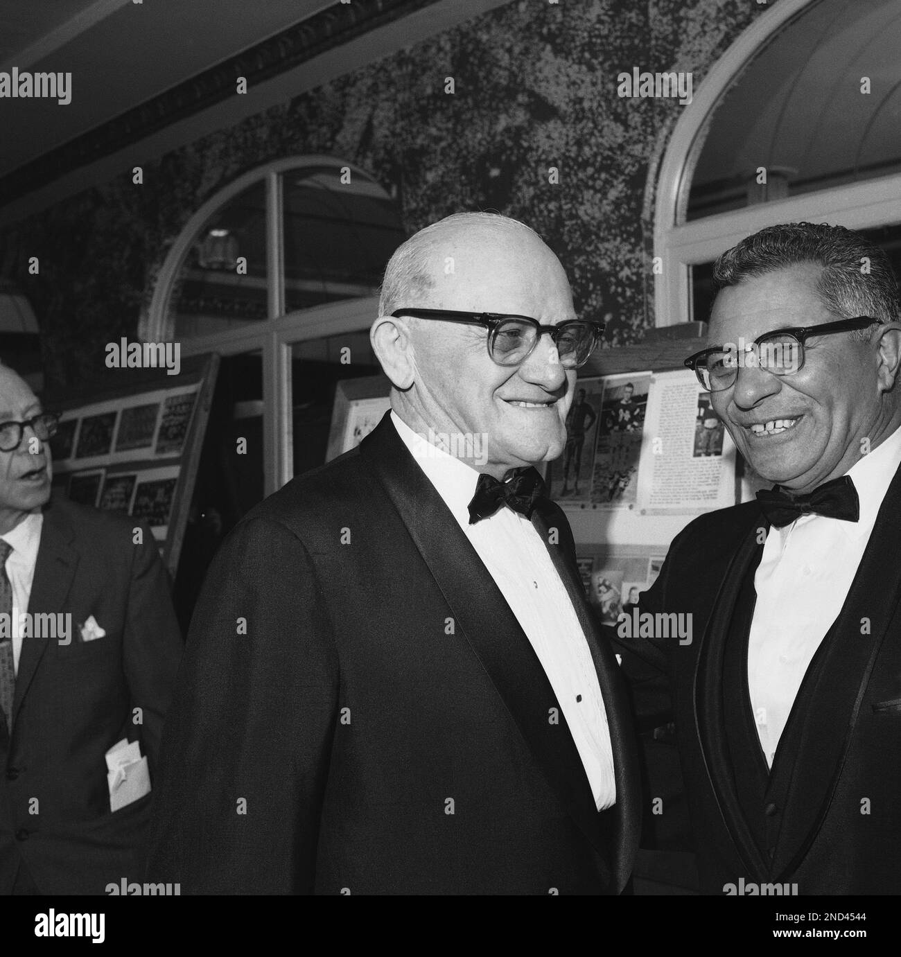 George Halas, coach of the Chicago Bears, at 1st annual dinner of the ...