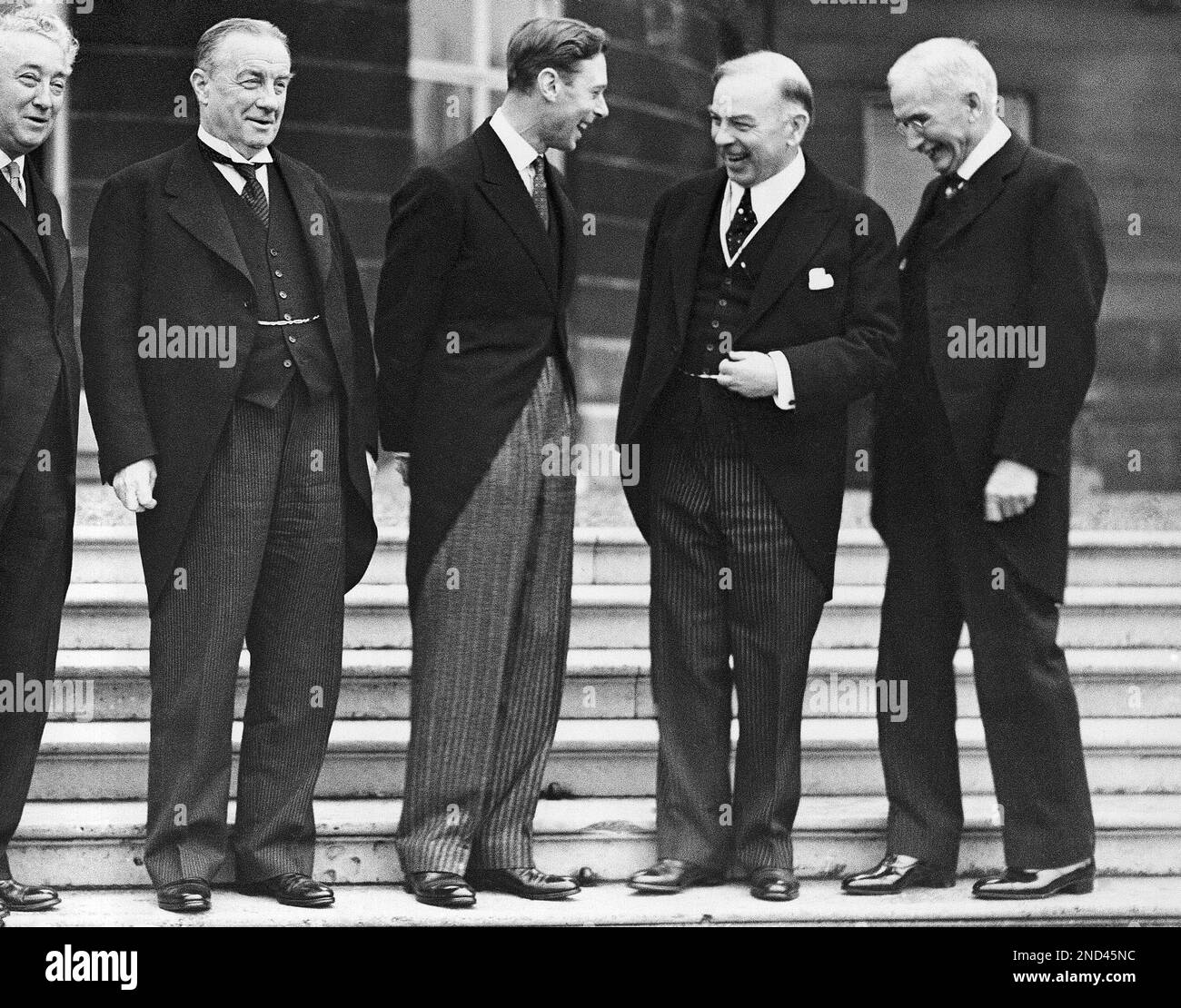 Apparently both King George VI and this group of Dominion premiers were ...