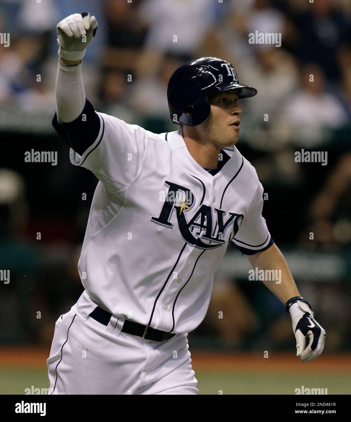 Tampa Bay Rays' Reid Brignac after his walkoff home run during a ...