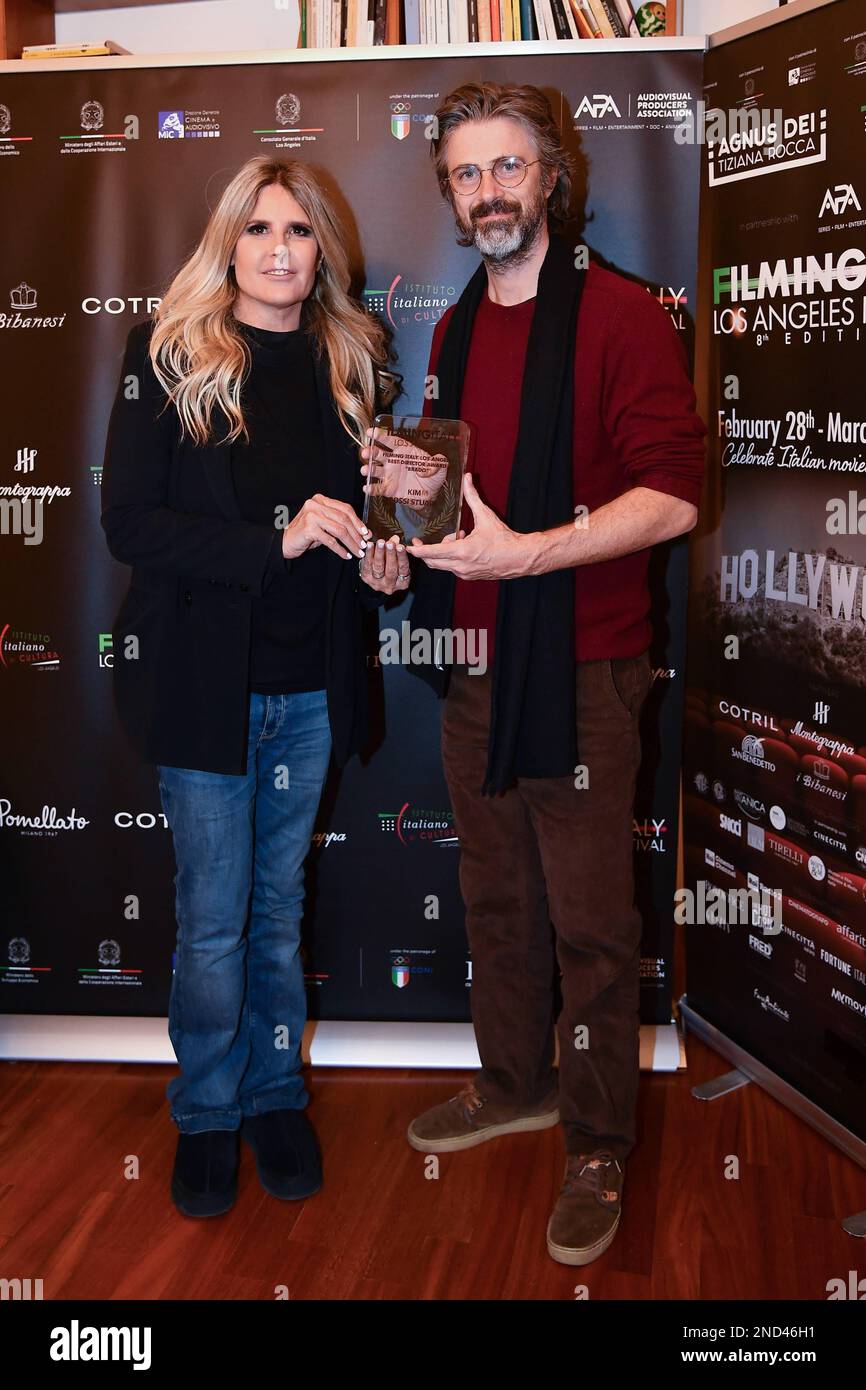 Rome, Italy. 14th Feb, 2023. Rome : Filming Italy Los Angeles Festival ...