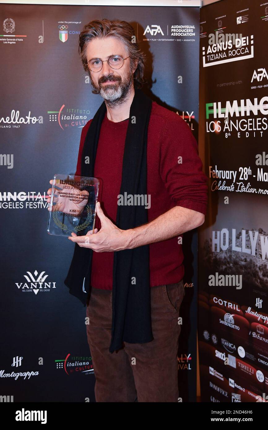 Rome, Italy. 14th Feb, 2023. Rome : Filming Italy Los Angeles Festival ...