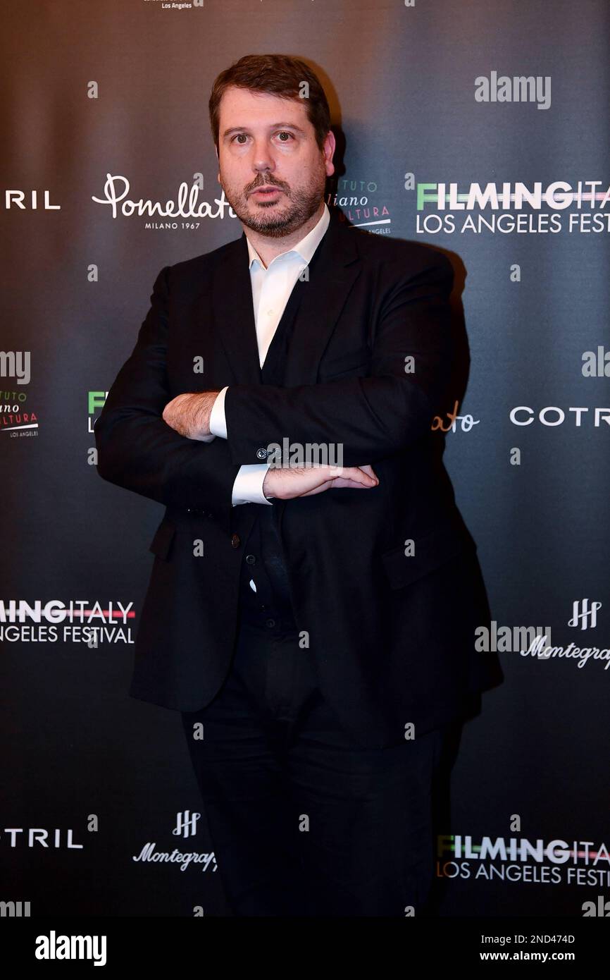 Rome, Italy. 14th Feb, 2023. Rome : Filming Italy Los Angeles Festival ...