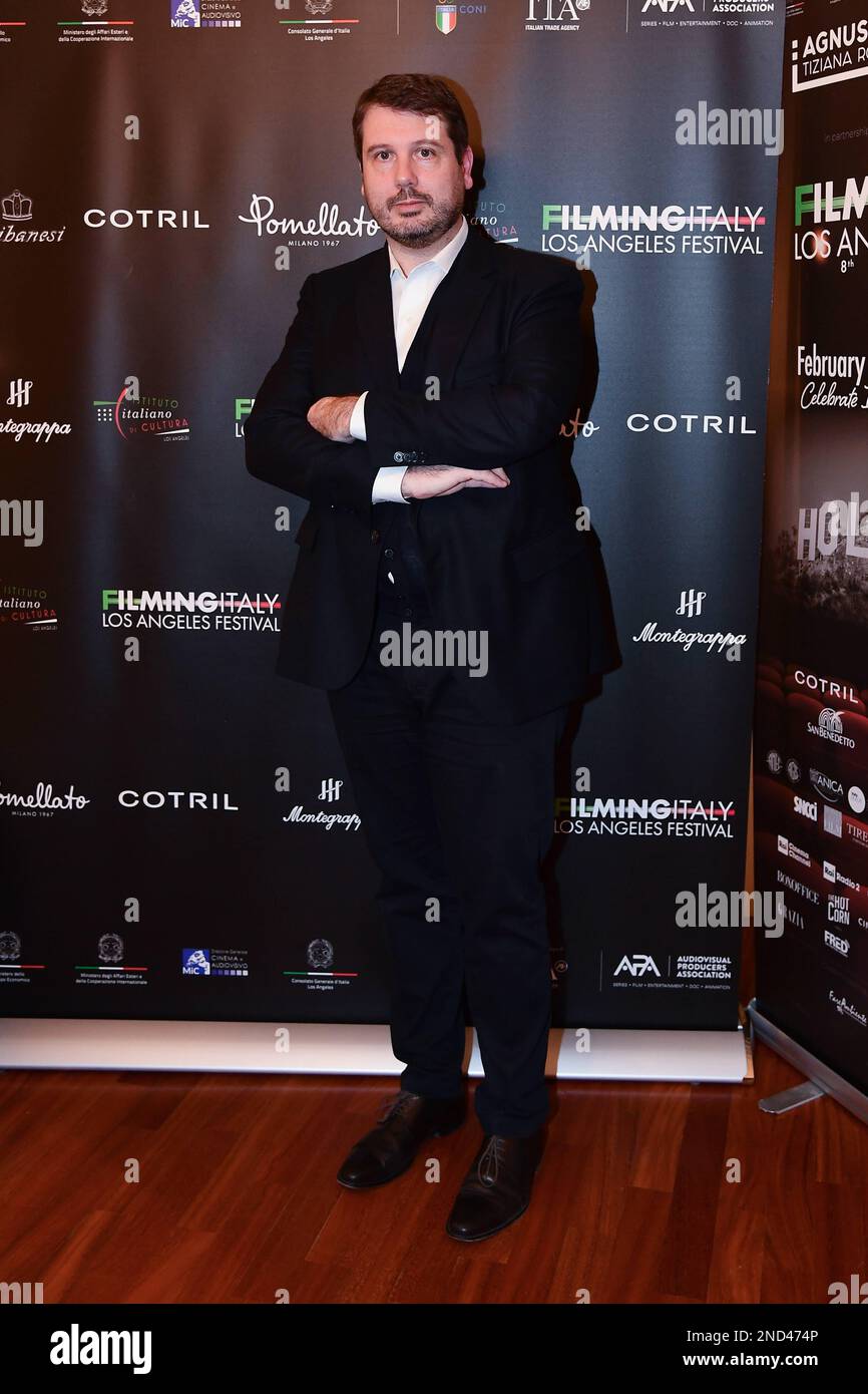 Rome, Italy. 14th Feb, 2023. Rome : Filming Italy Los Angeles Festival ...