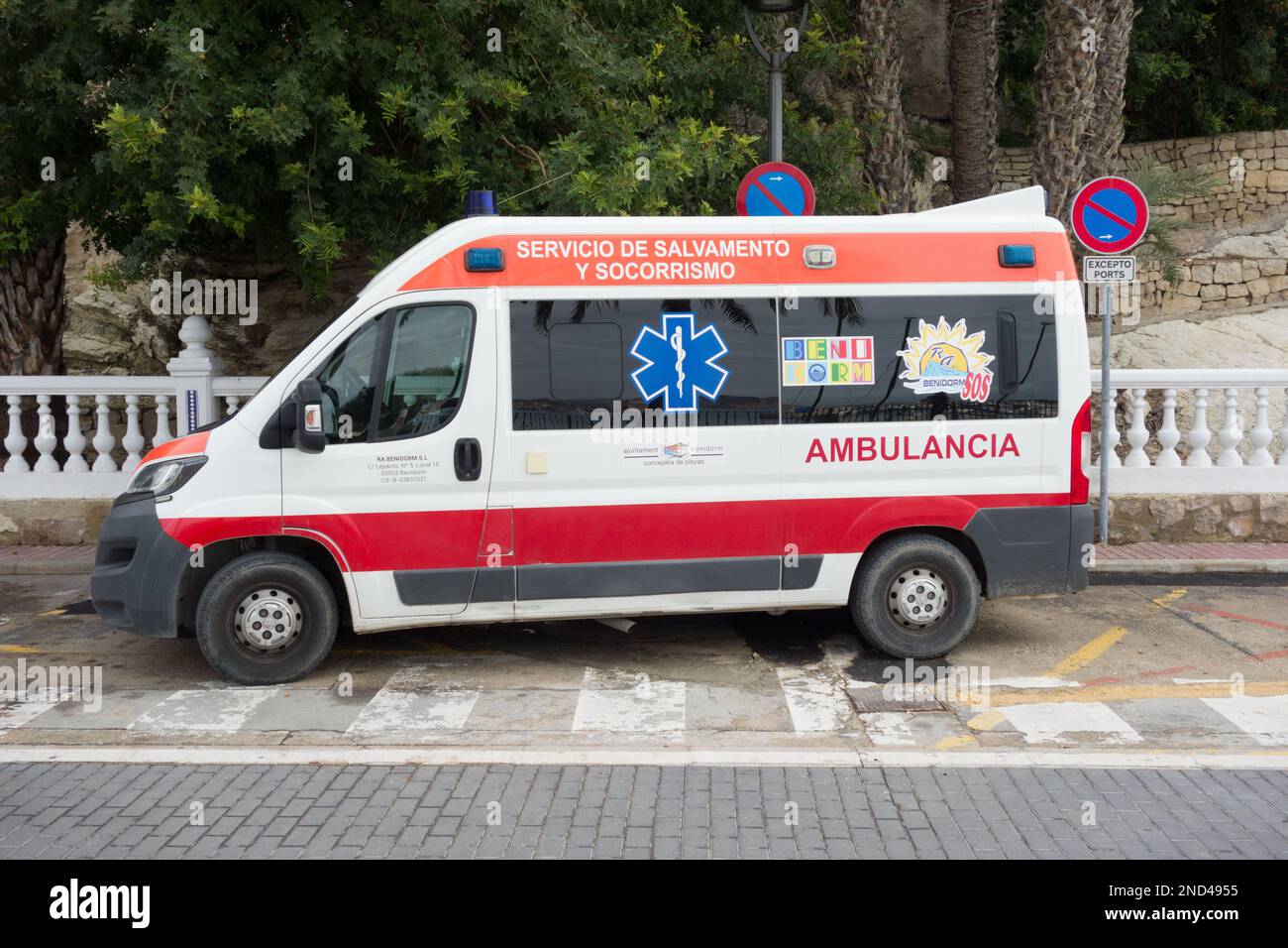 Benidorm ambulance hi-res stock photography and images - Alamy