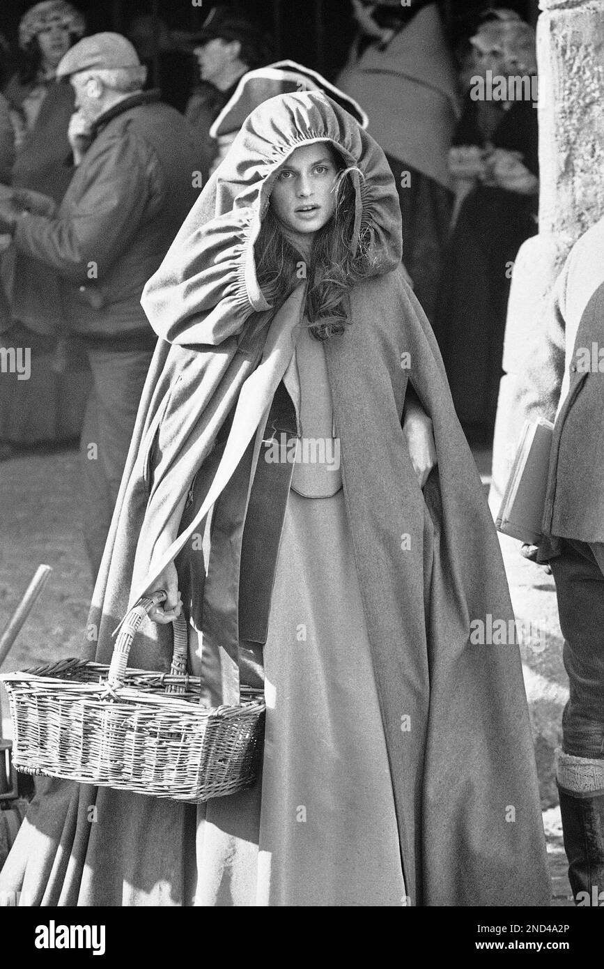 Actress Nastassja Kinski appears in the film "Revolution," being made ...