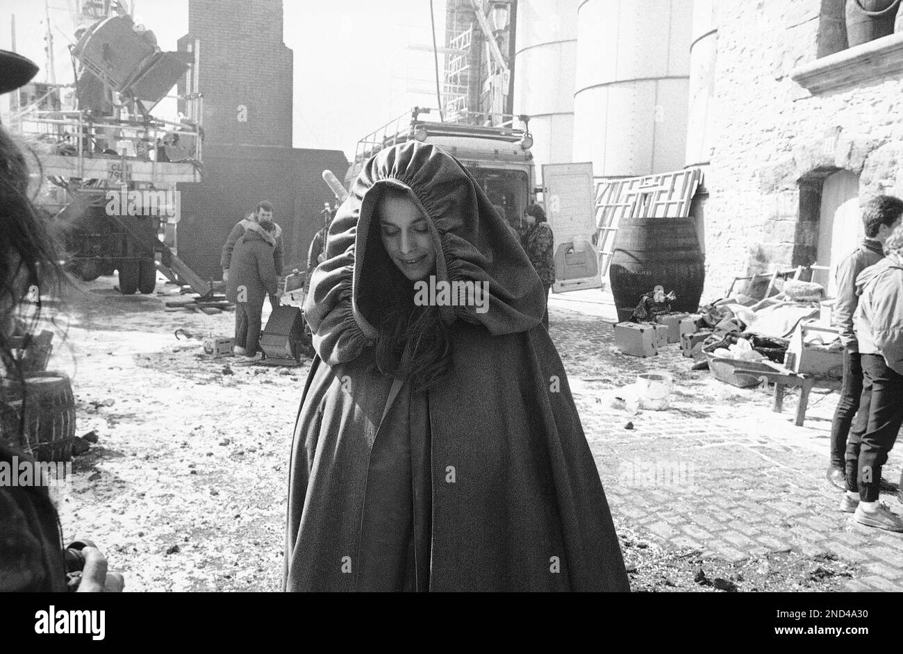 Actress Nastassja Kinski appears in the film "Revolution," being made ...