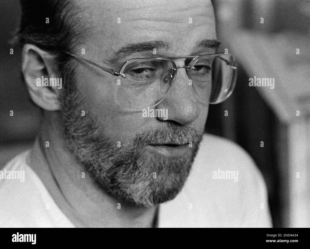 Veteran stand-up Comedian George Carlin, 44, reflects on the ups-and ...