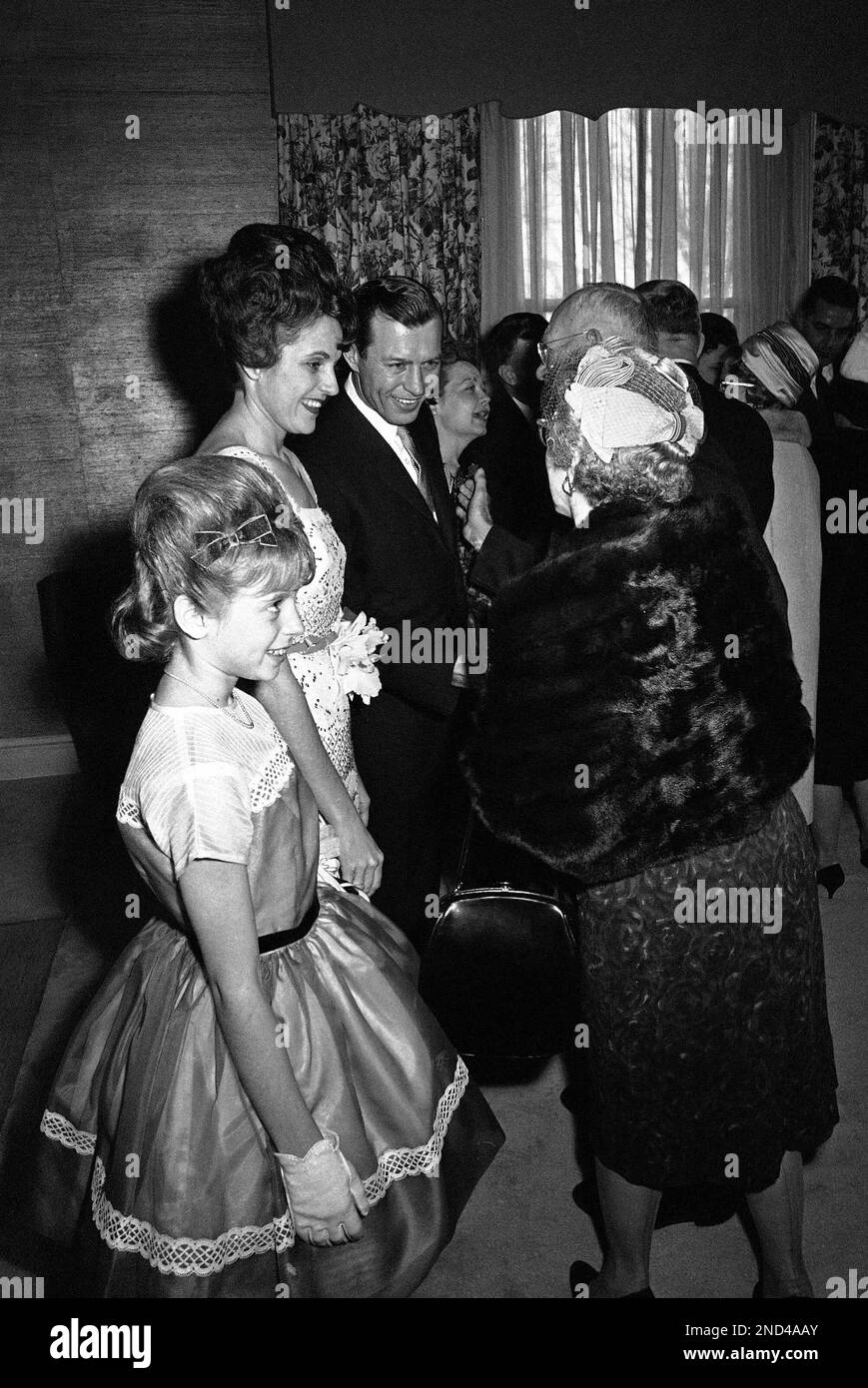 Eleven-year-old Betty Foy, daughter of Gov. and Mrs. Carl E. Sanders ...
