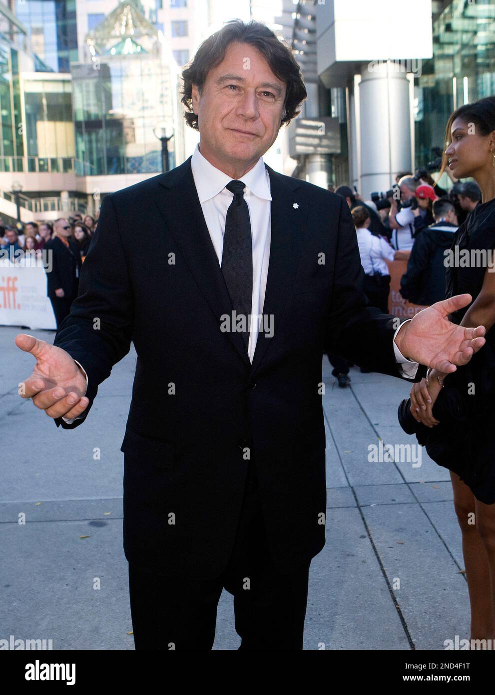 Producer Robert Lantos poses for photographs on the red carpet for the ...