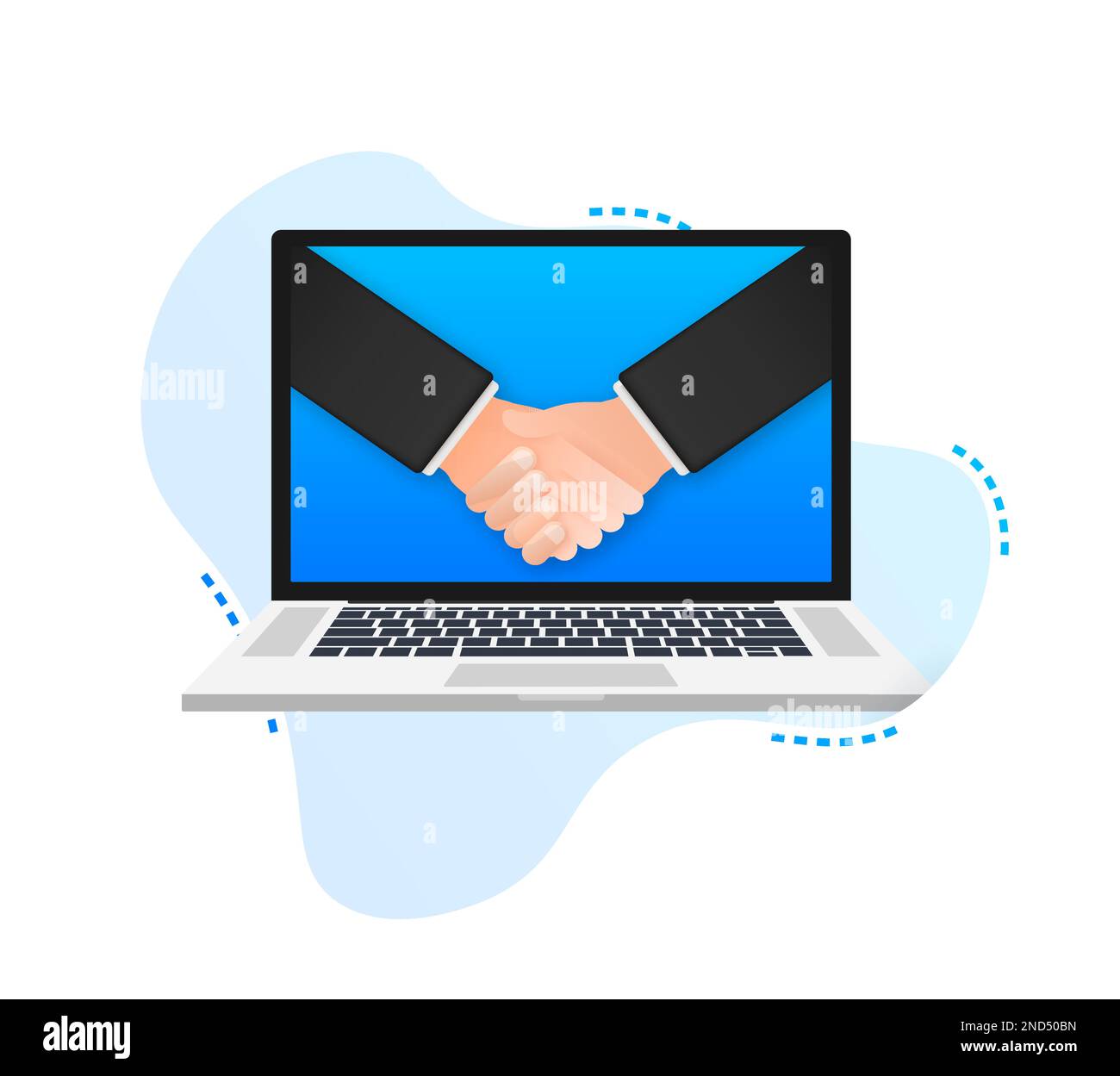 Shaking hands. Contract agreement. Successful transaction. Vector stock ...