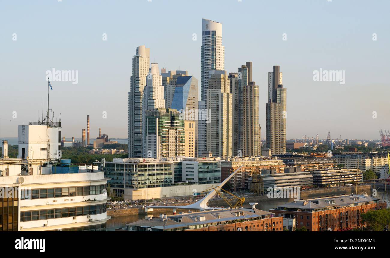 Buenos Aires City Skyline, skyscrapers Stock Photo - Alamy