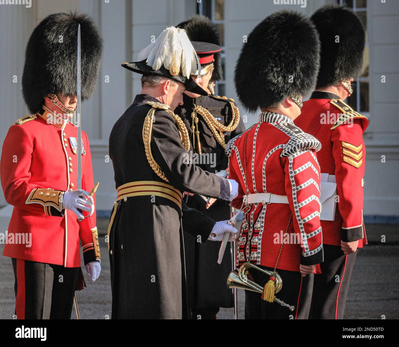London, UK. 15th Feb, 2023. As Major-General commanding the Household ...