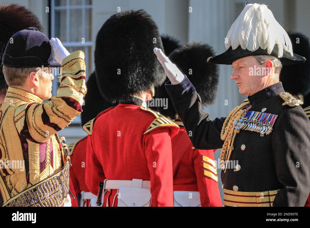London, UK. 15th Feb, 2023. As Major-General commanding the Household ...