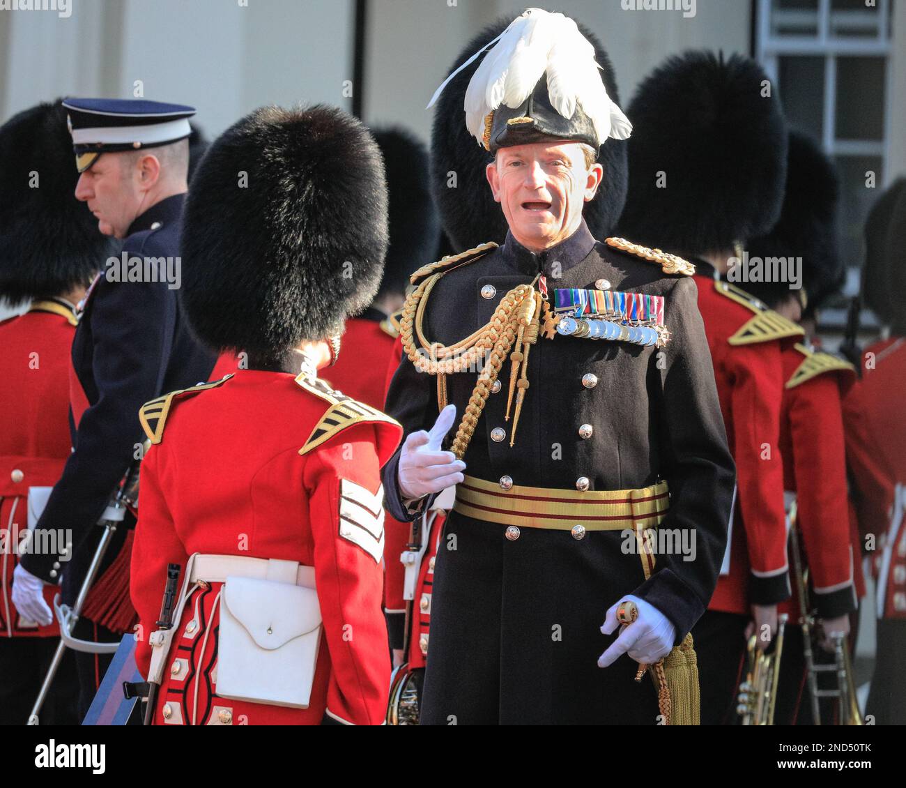 London, UK. 15th Feb, 2023. As Major-General commanding the Household ...
