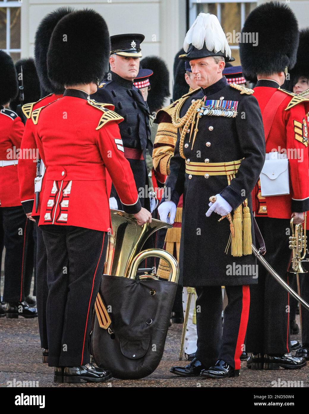 London, UK. 15th Feb, 2023. As Major-General commanding the Household ...