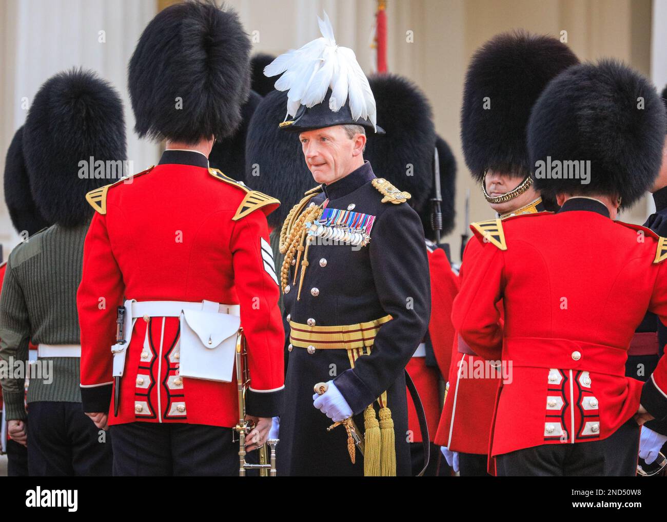 London, UK. 15th Feb, 2023. As Major-General commanding the Household ...