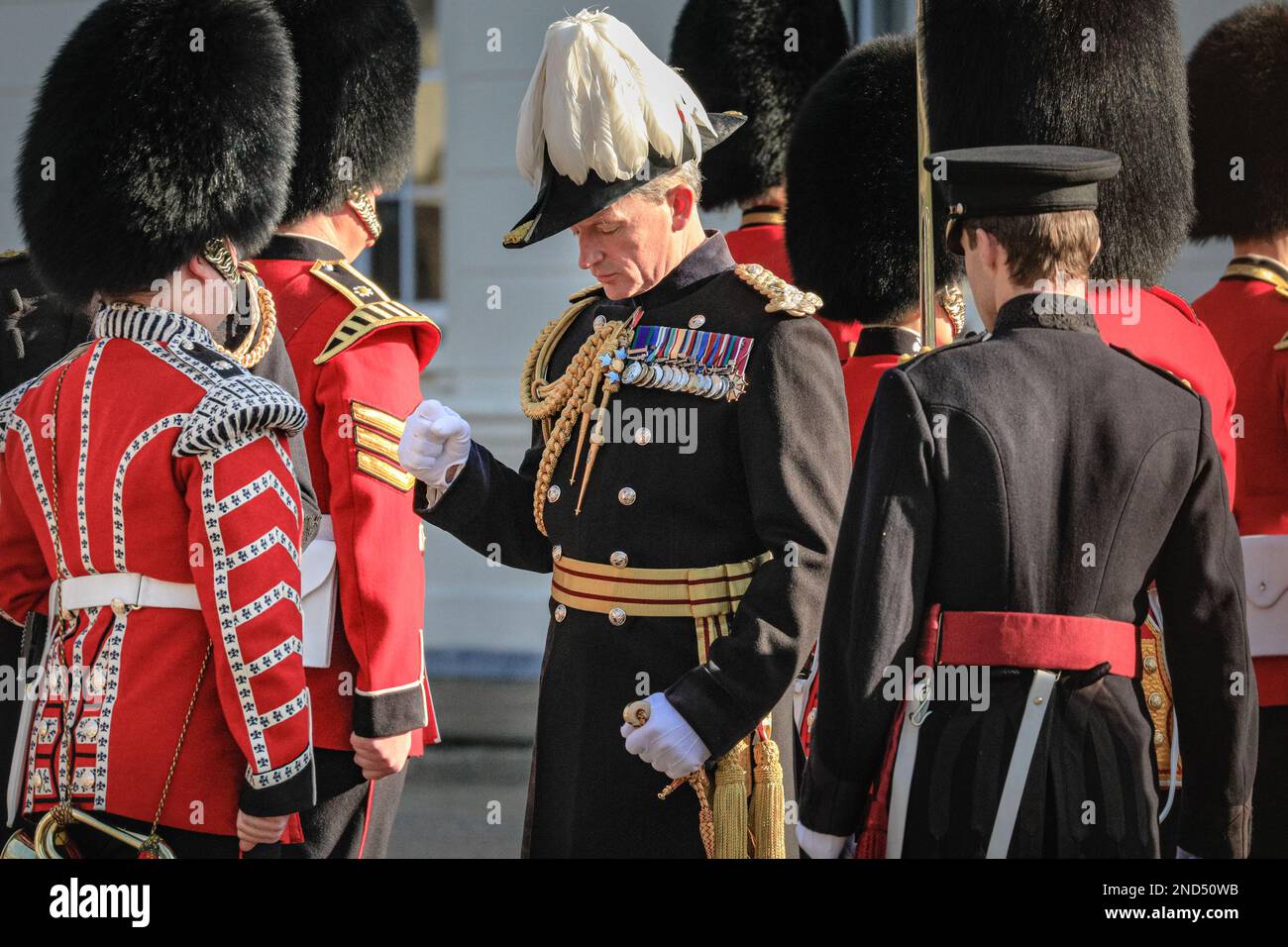 London, UK. 15th Feb, 2023. As Major-General commanding the Household ...