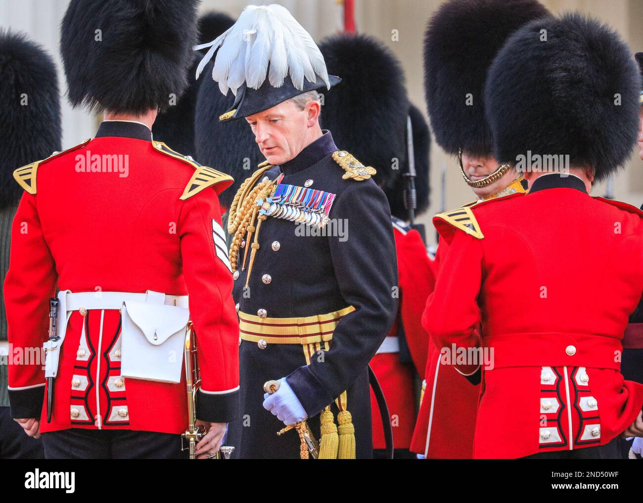 London, UK. 15th Feb, 2023. As Major-General commanding the Household ...