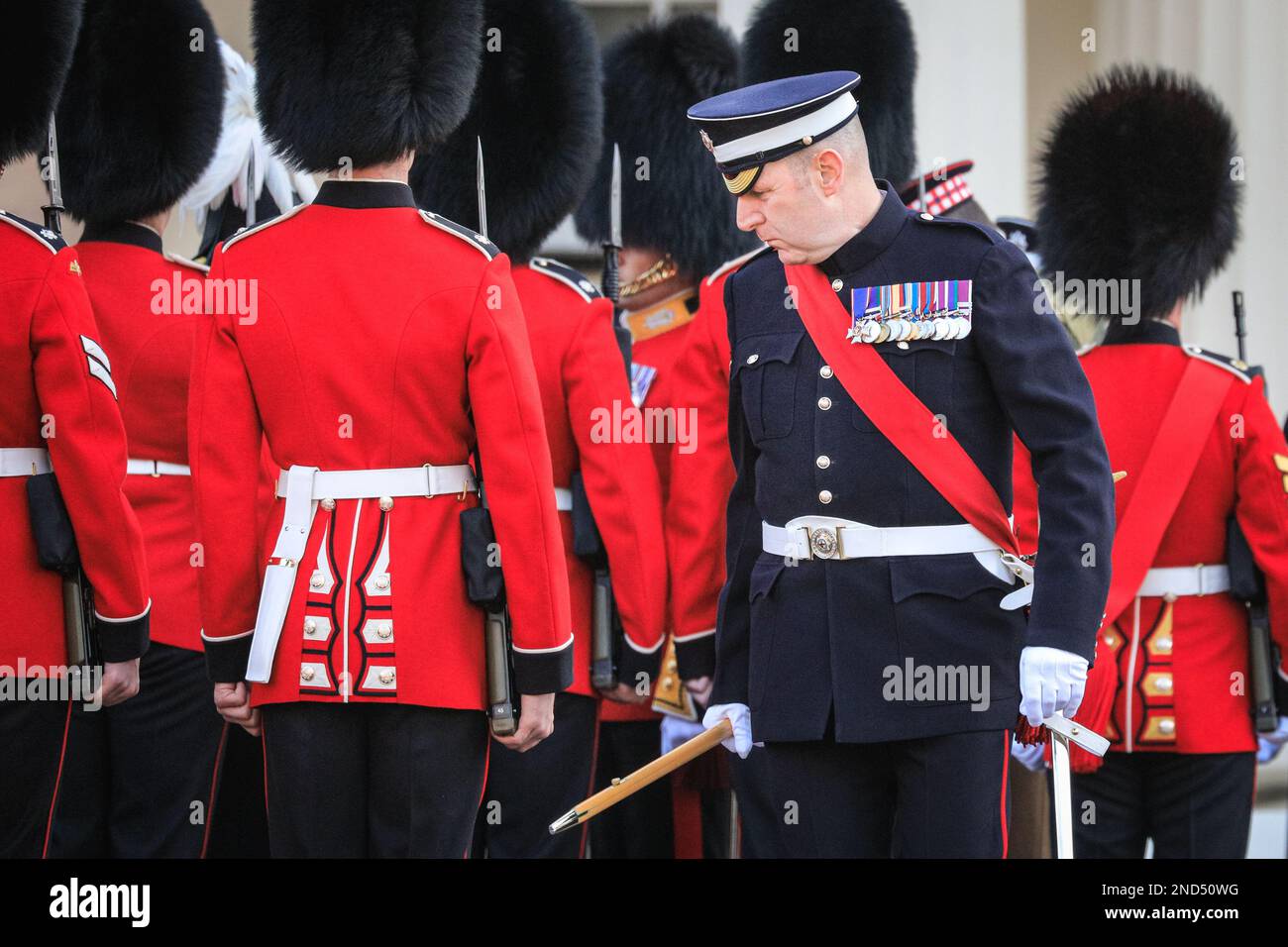 London, UK. 15th Feb, 2023. As Major-General commanding the Household ...
