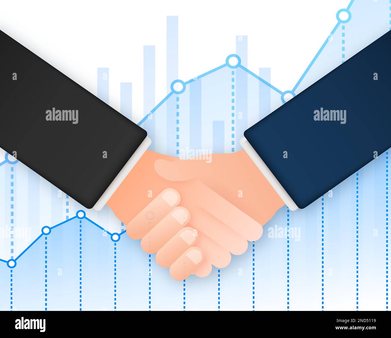 Shaking hands. Contract agreement. Successful transaction. Vector stock ...