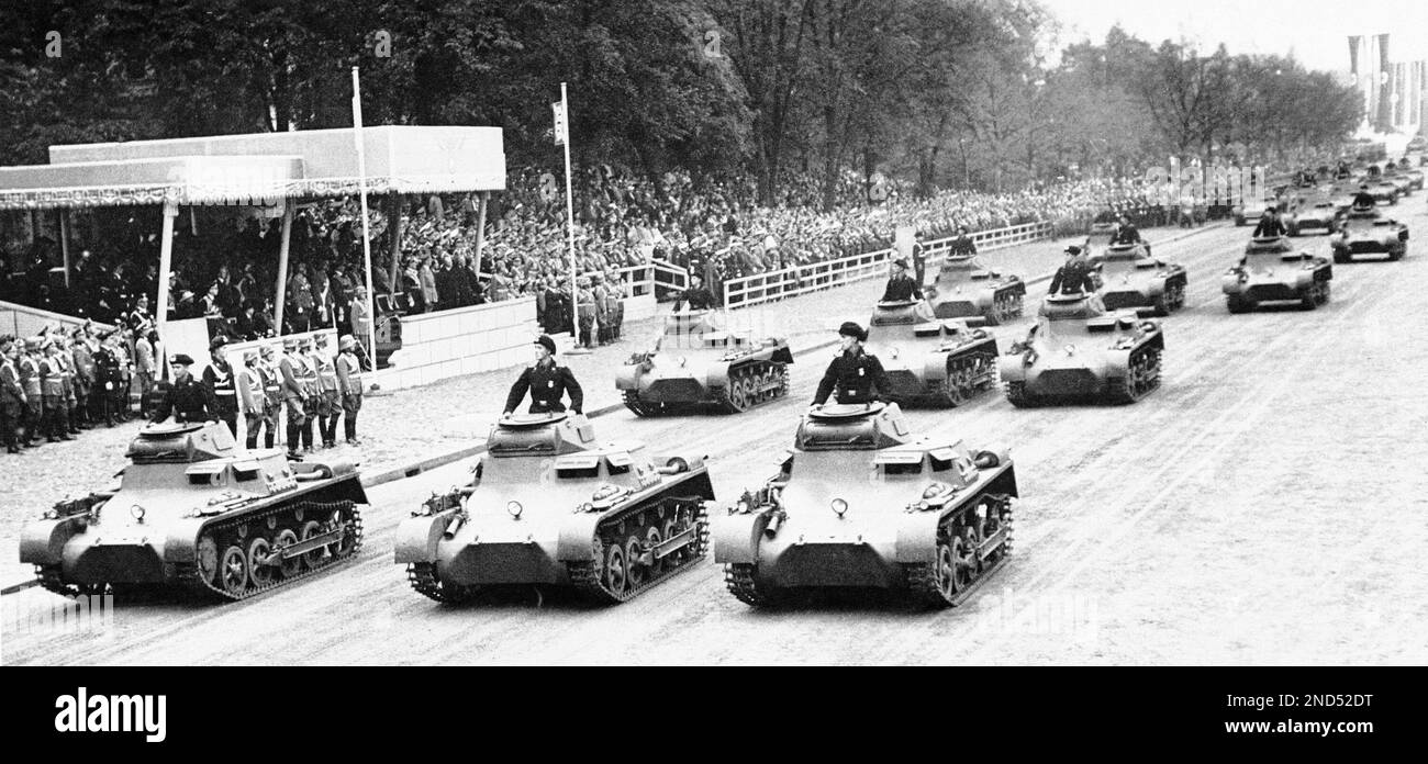 Admiral Nicholas Horthy, Regent of Hungary, left, and Chancellor Adolf ...