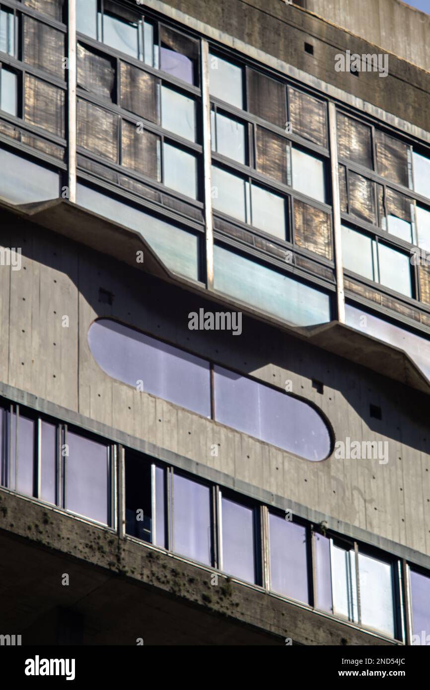 Brutalist concrete building by Amancio Williams Stock Photo - Alamy