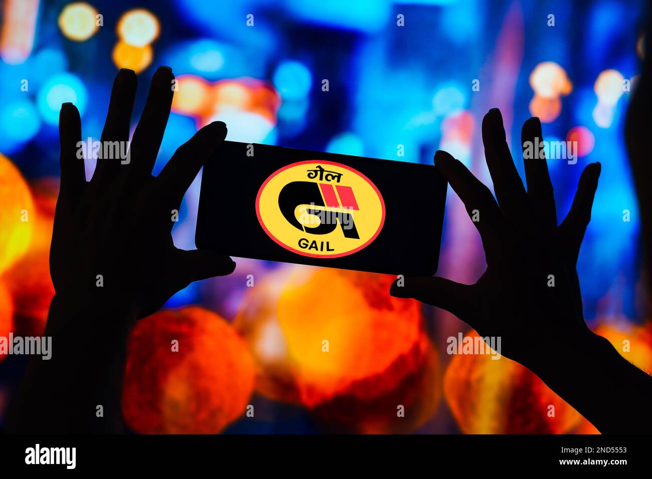 Gail India Logo In This Photo Illustration, The GAIL India Limited