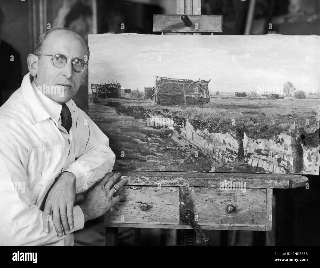 Artist Richard Huber, last member of the famous Dachau Art Colony ...