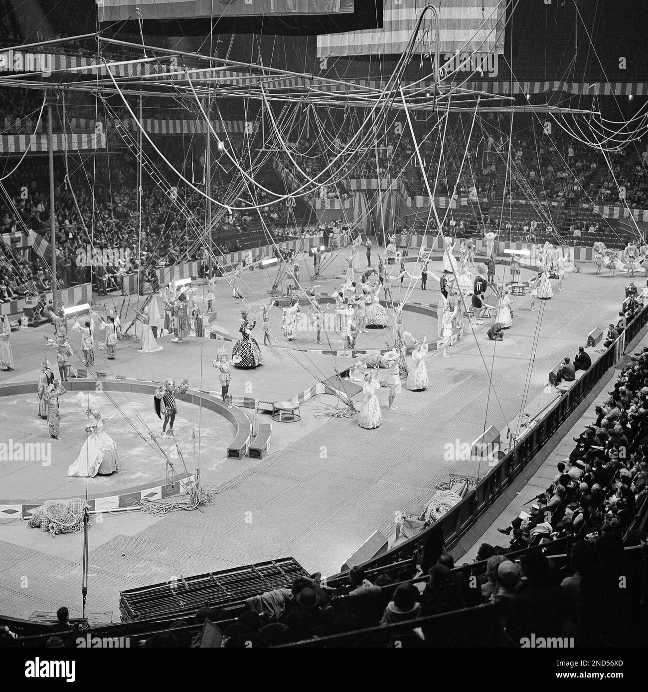 General view shows opening of annual Ringling Brothers and Barnum and ...