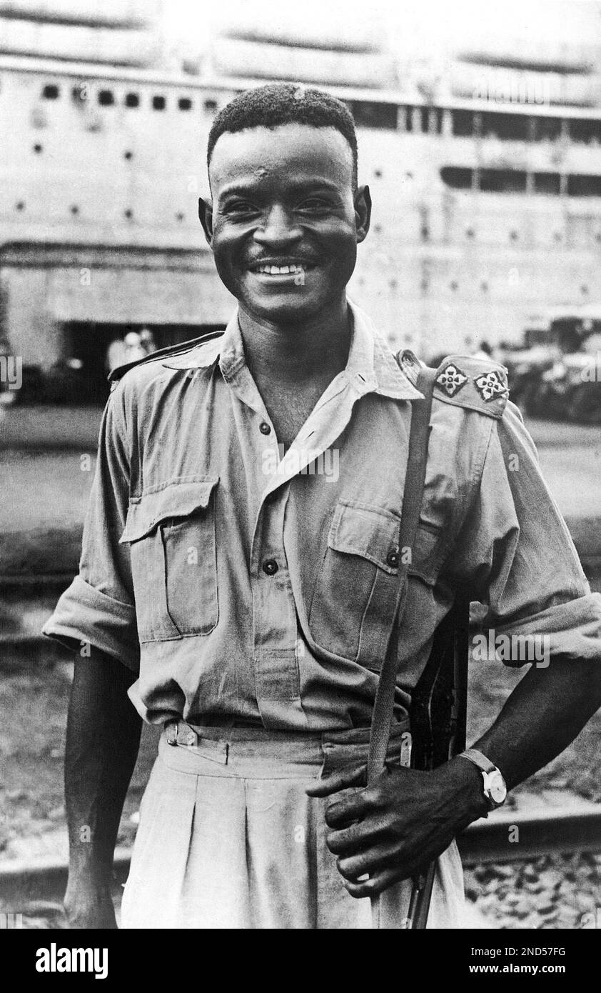 The Royal West African Frontier Force expedition which has arrived in ...