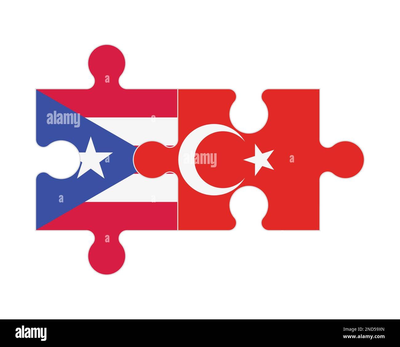 Puerto rico turkey flag Stock Vector Images - Alamy