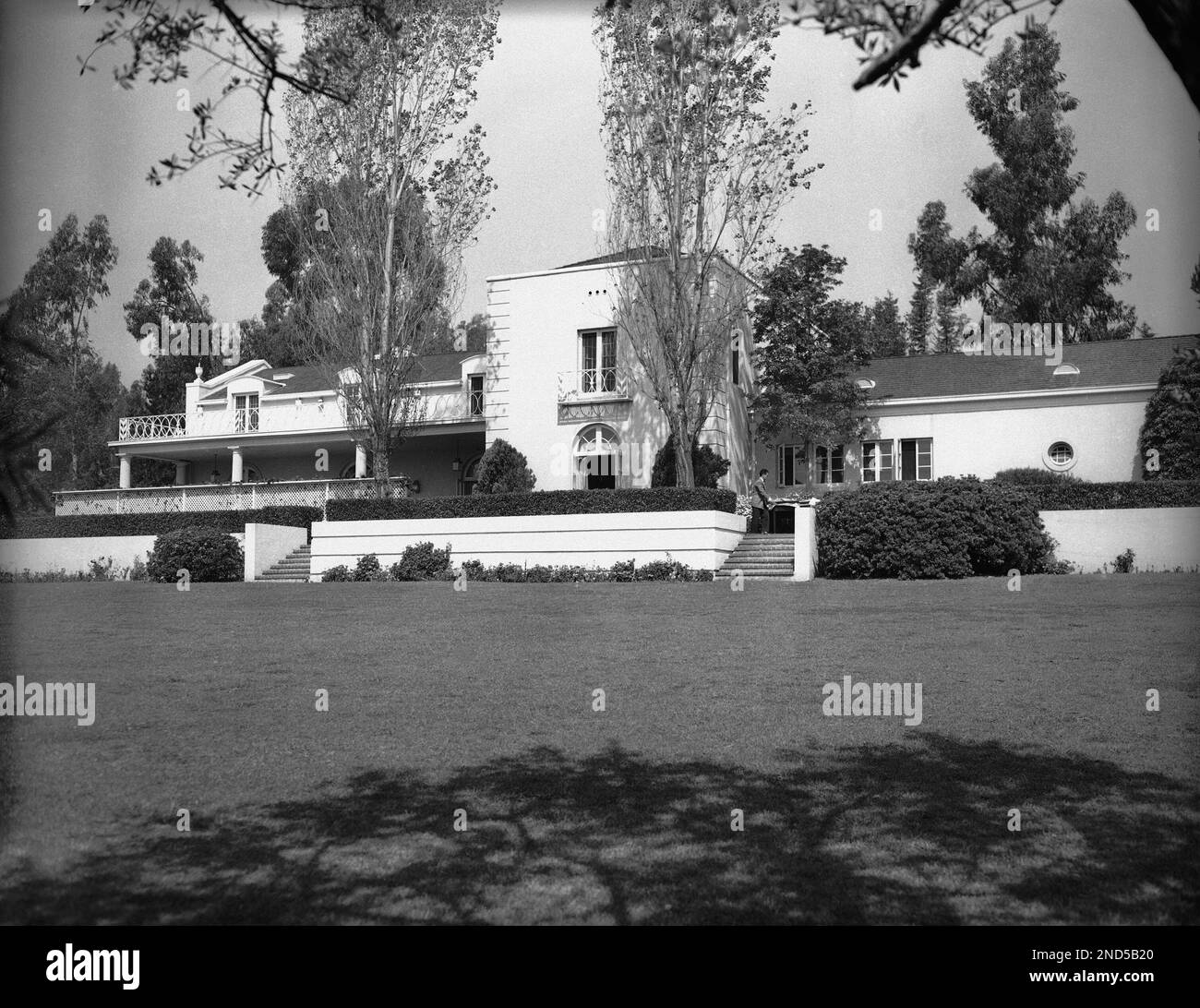 This is the home of Publisher William R. Wilkerson in Bel-Air, Los ...