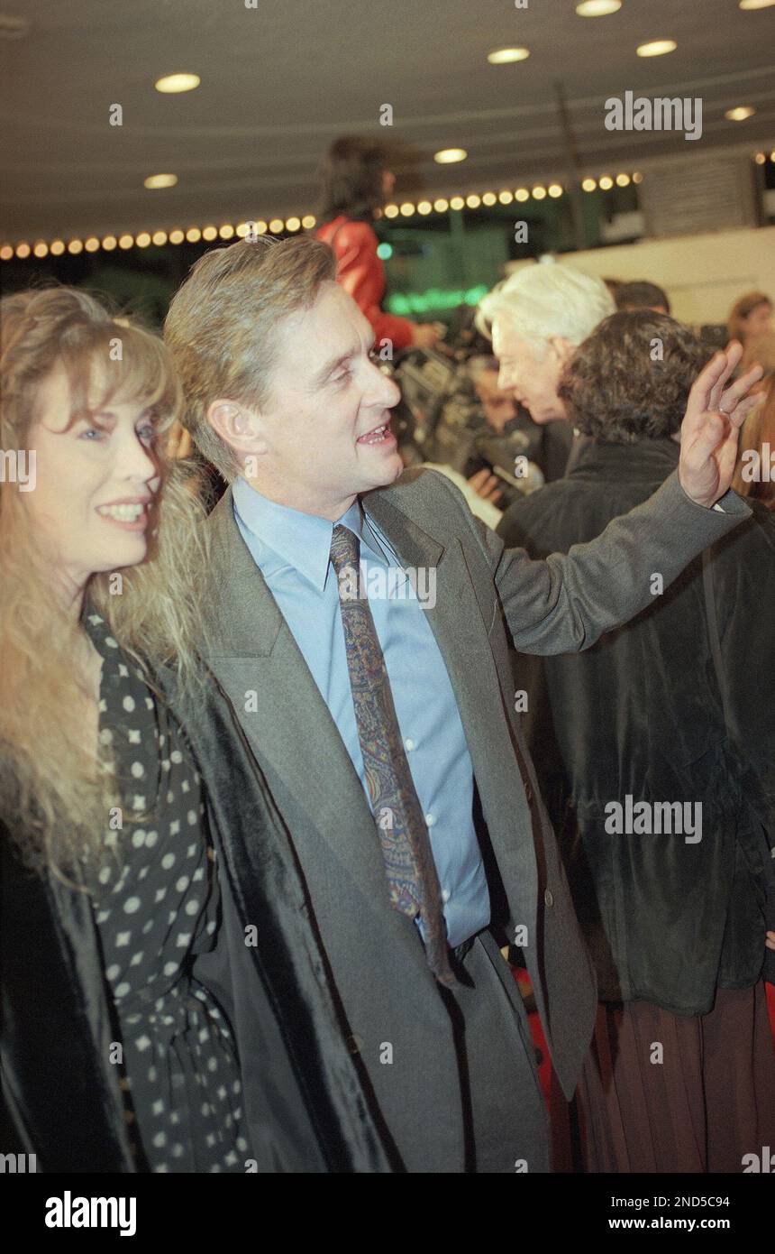Actor Michael Douglas and his wife, Diandra, arrive for a special ...