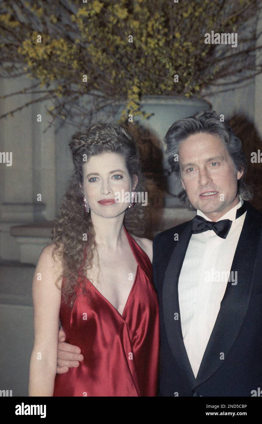 Actor Michael Douglas and his wife Diandra are shown in New York City ...