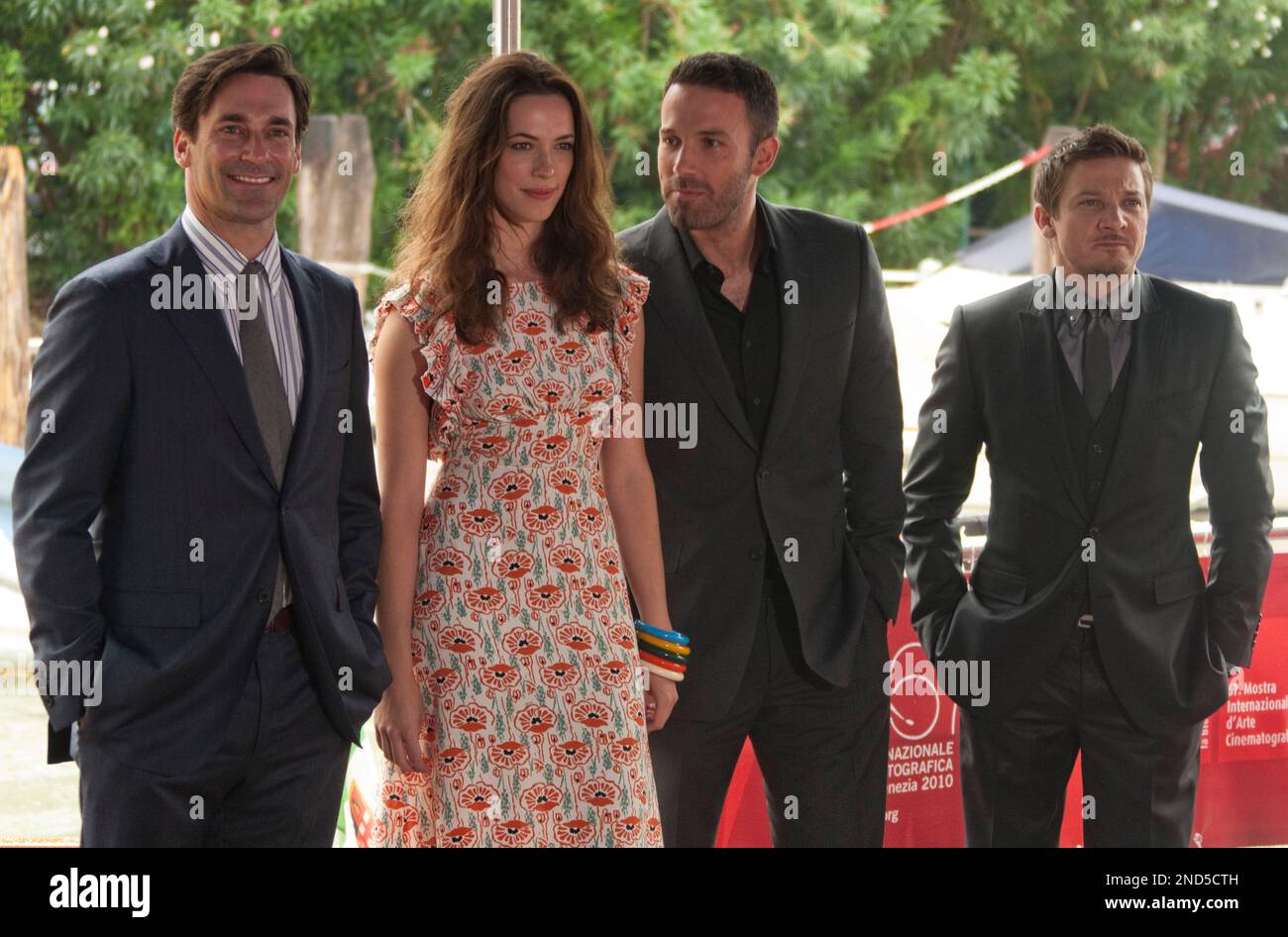 Actors Jon Hamm, Rebecca Hall, director Ben Affleck and actor Jeremy ...