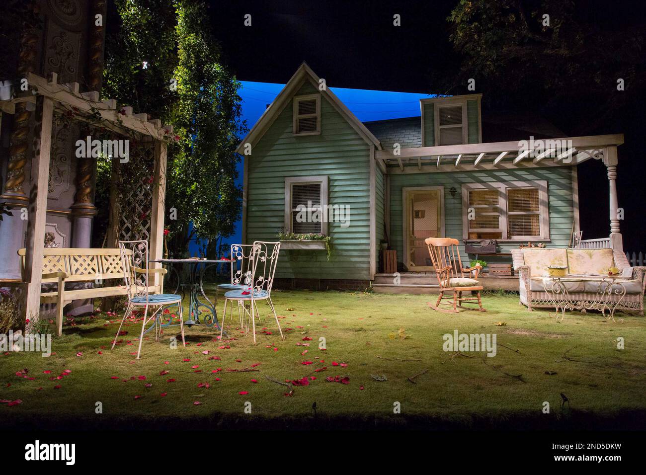 stage design for ALL MY SONS by Arthur Miller at The Old Vic, London ...