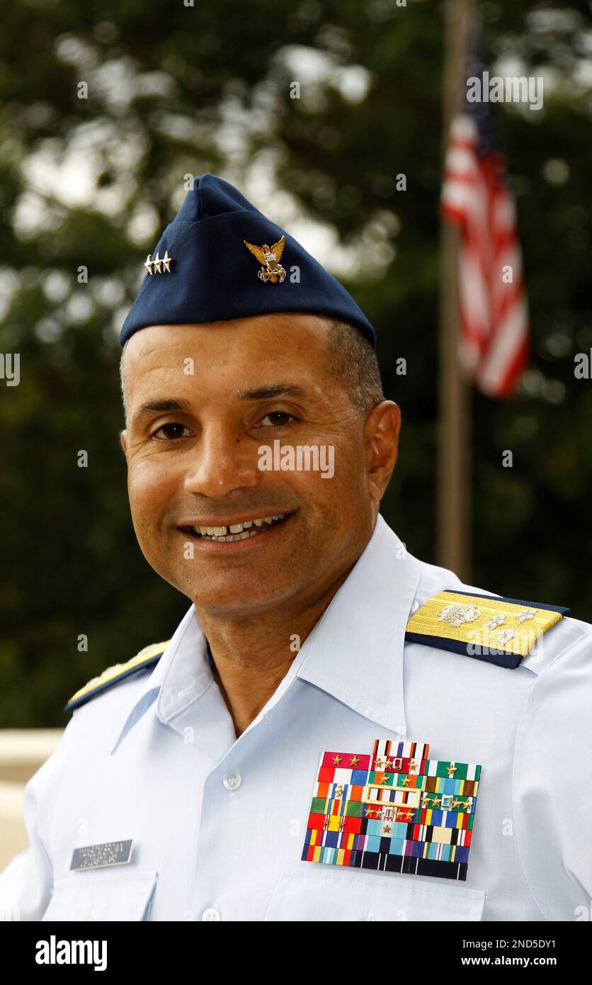U.S. Coast Guard Vice Admiral Manson K. Brown poses for a photograph in ...