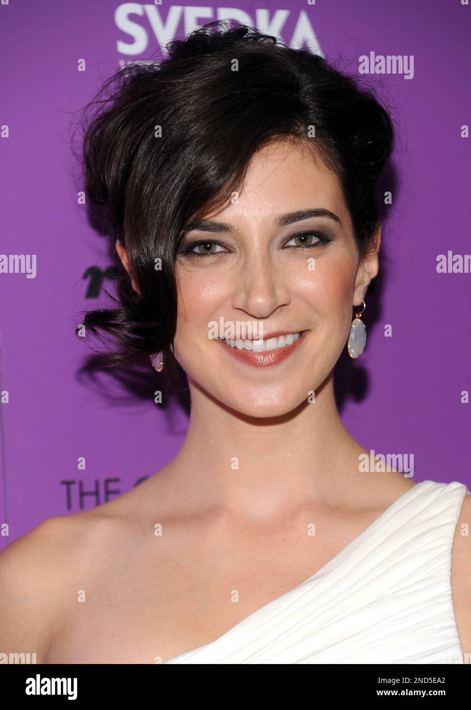 Actress Rebecca Lawrence attends the premiere of 'The Romantics' hosted ...