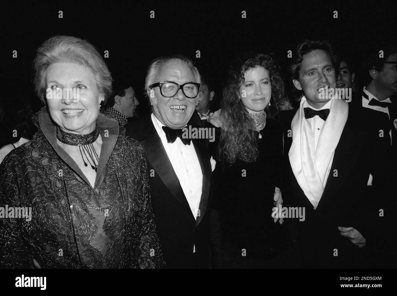 Lined up for the black-tie premiere of Sir Richard Attenborough's "A ...