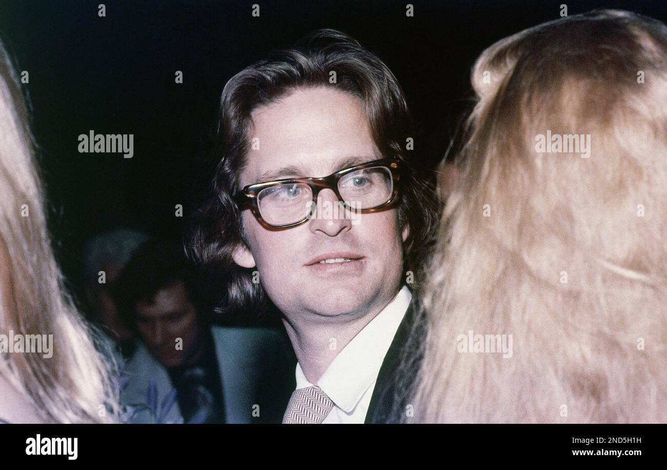 Actor Michael Douglas with wife Diandra, at party for new movie "Hair ...